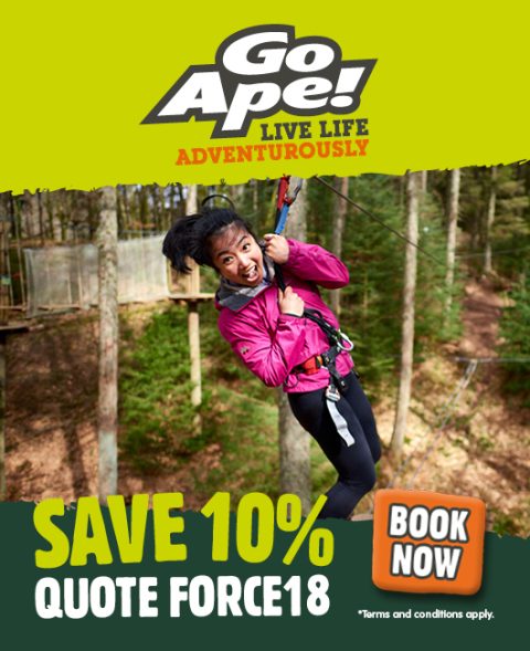 Save 10% on Go Ape Tickets - Military Discount - Forces Discount